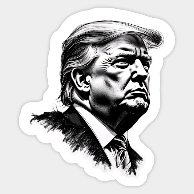 Donald Trump - Donald Trump - Sticker | TeePublic