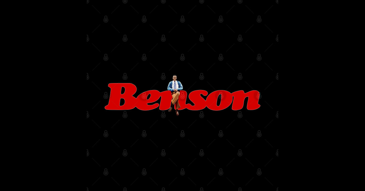Benson - 70s/80s Tv Show Logo - Classic Tv Shows - Sticker | TeePublic