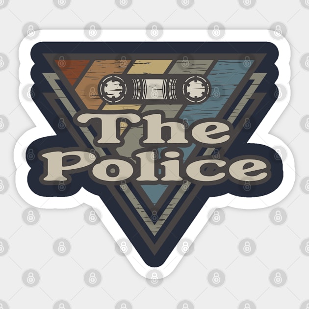 The Police Triangle Art - Musician - Sticker | TeePublic