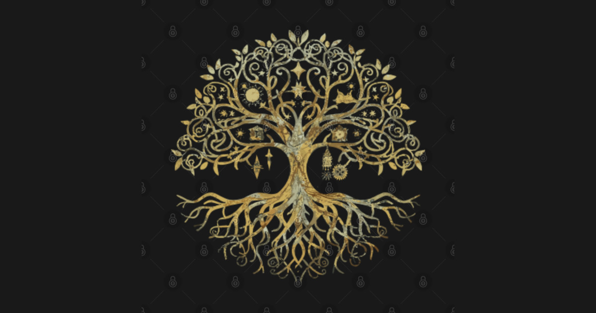 Mystical Roots - Roots - T-Shirt | TeePublic