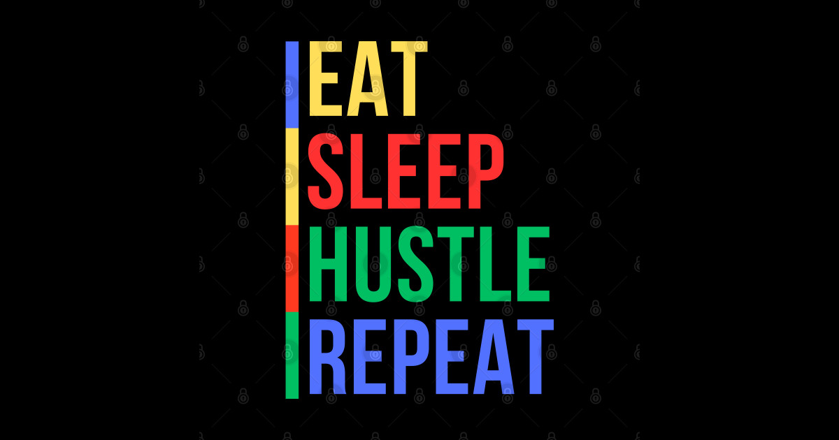 Hustler Routine (Mood Colors) - Hustle Mode - Sticker | TeePublic