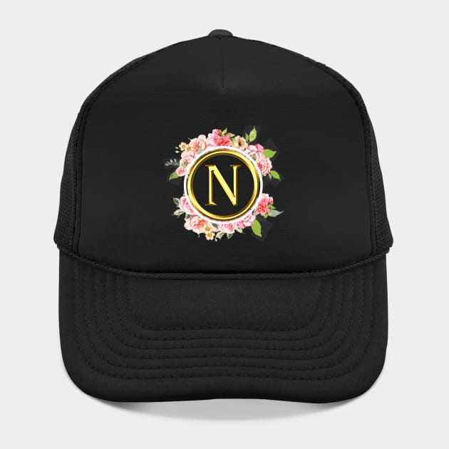 Letter N Shirt Alphabet Letter N Different Colors - Letter N Gift - Hat ...