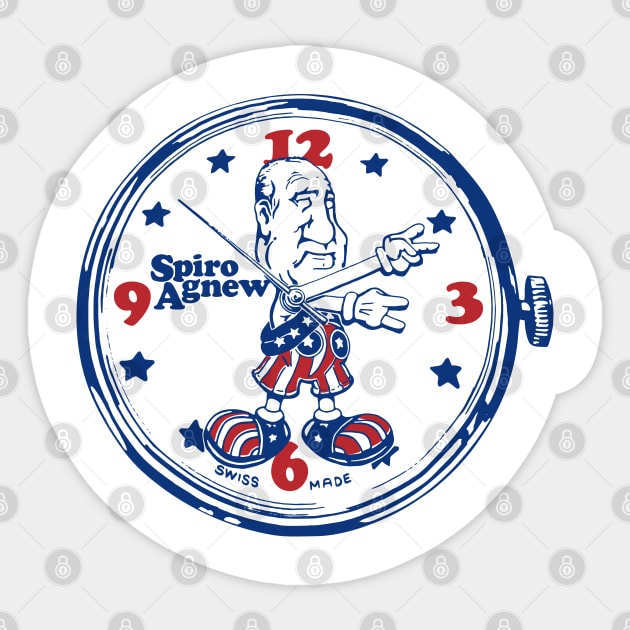 Spiro Agnew Watch - Spiro Agnew - Sticker | TeePublic