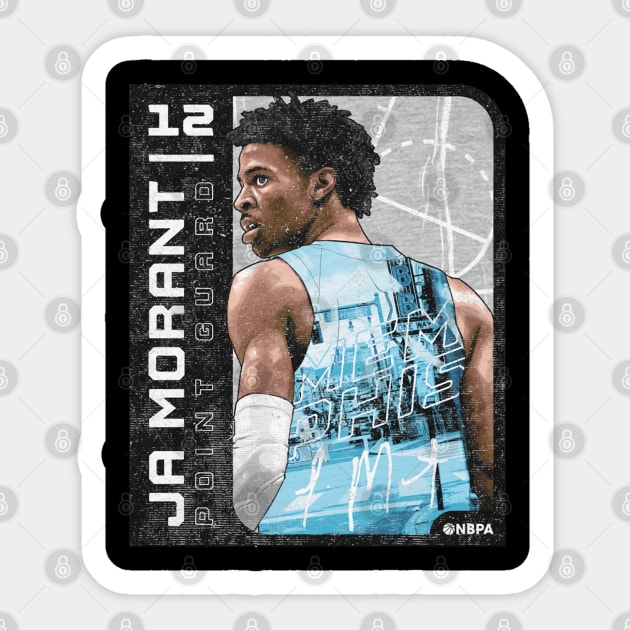 Ja Morant Memphis Card - Ja Morant - Sticker | TeePublic