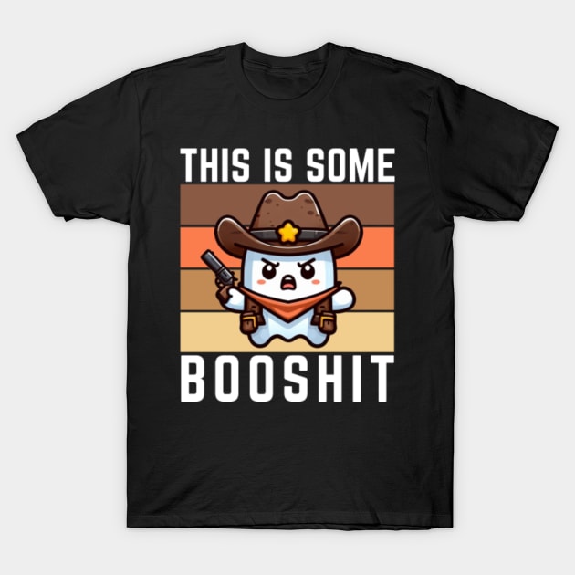 This Is Some Boo Sheet Cute Angry Ghost Cowboy Halloween Costume Women ...
