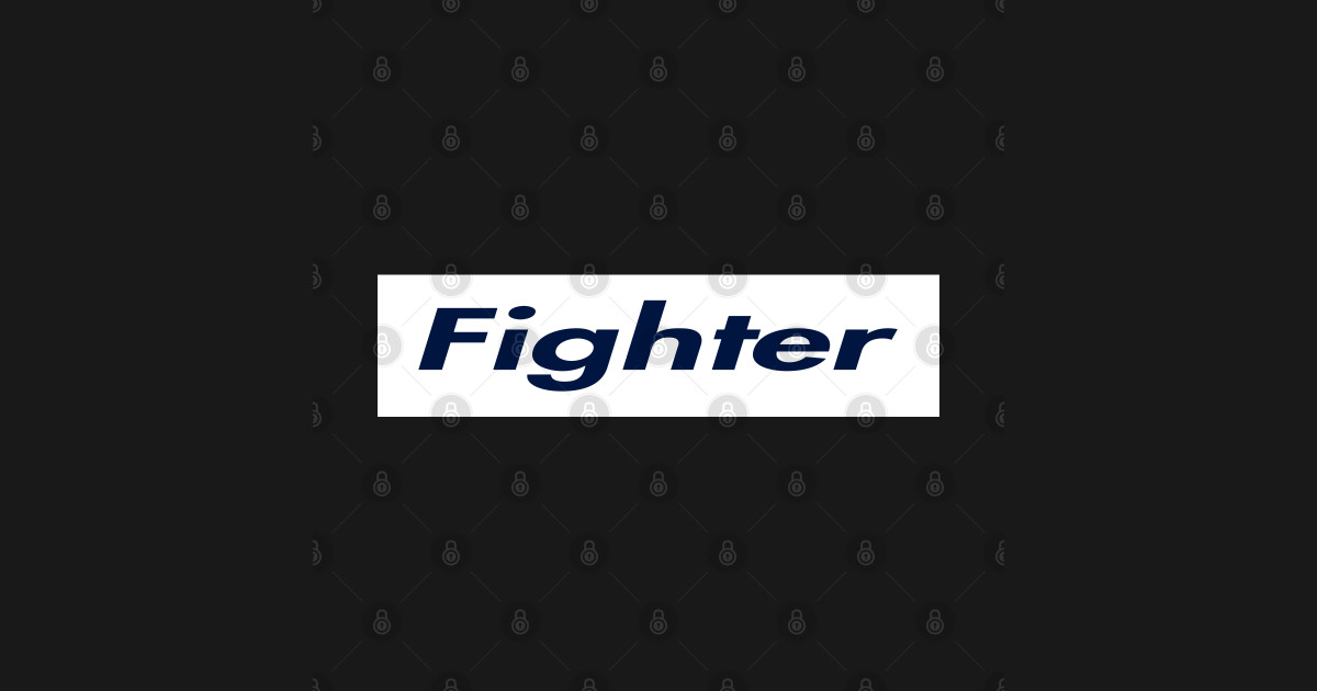 SUPER FIGHTER LOGO - Fighter - T-Shirt | TeePublic