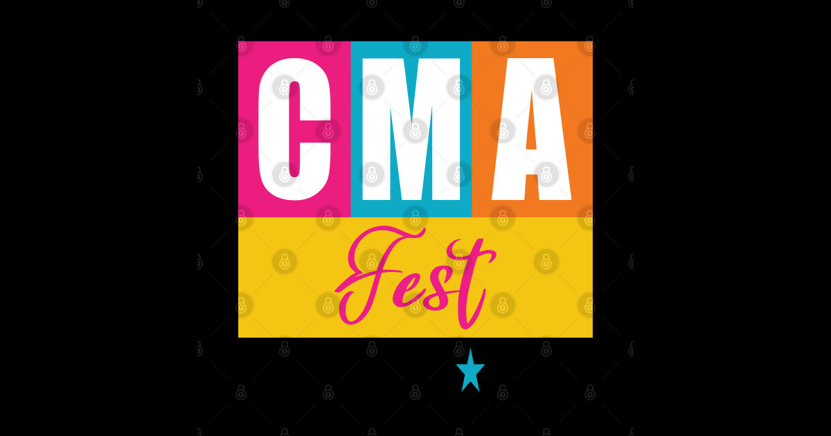 CMA Festival 2024 - Music Festival - Sticker | TeePublic