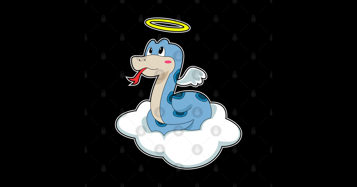 Snake Cloud Angel - Snakes - Sticker | TeePublic