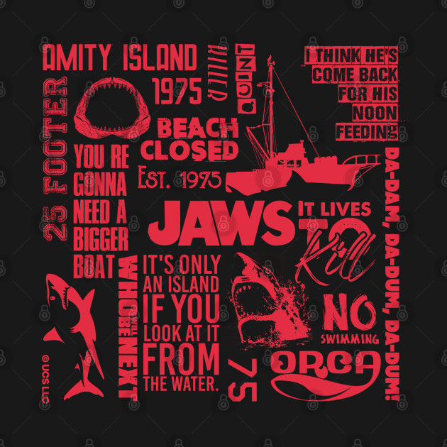 Jaws Movie Quotes. Birthday Party Gifts. Officially Licensed Merch ...