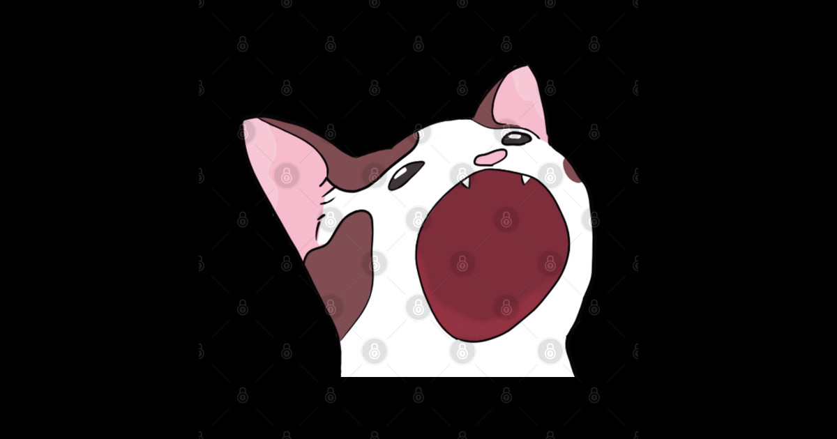 Pop Cat - Cat - Sticker | TeePublic