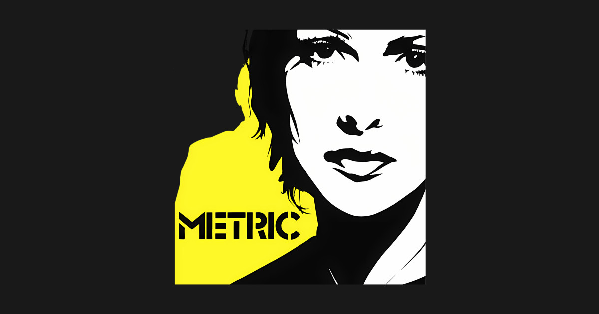 The New logo Metric BAnd - Metric Band - T-Shirt | TeePublic