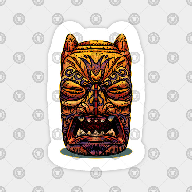 Demon Tiki - Tiki - Magnet | TeePublic