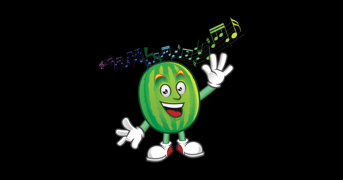 'Dancing Watermelon' Hilarous Watermelon Gift - Watermelon - Posters ...
