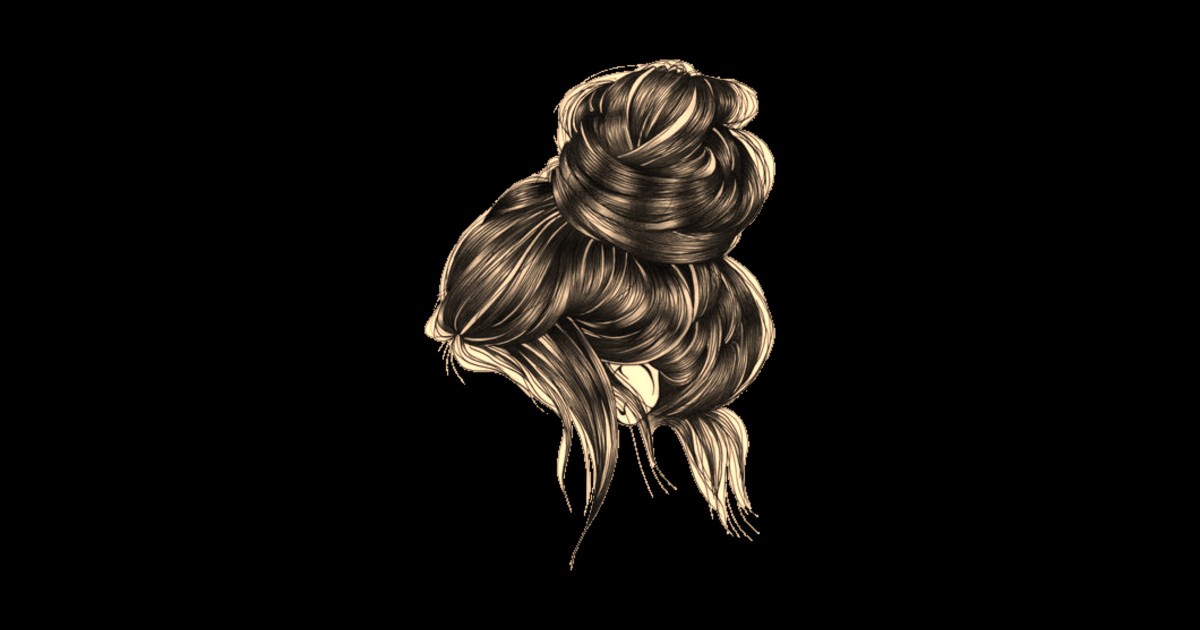 girls' hairstyle - Hairstyle - Sticker | TeePublic