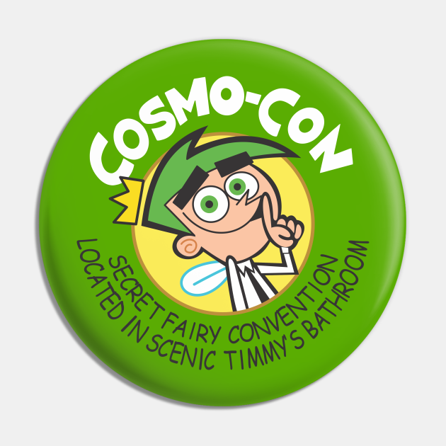 Cosmo-Con - Fairly Oddparents - Pin | TeePublic