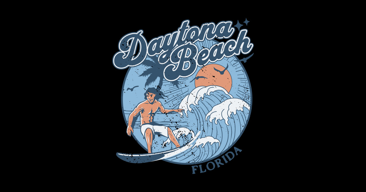 1970s Vintage Surfing Daytona Beach, Florida Retro Sunset // Old School ...