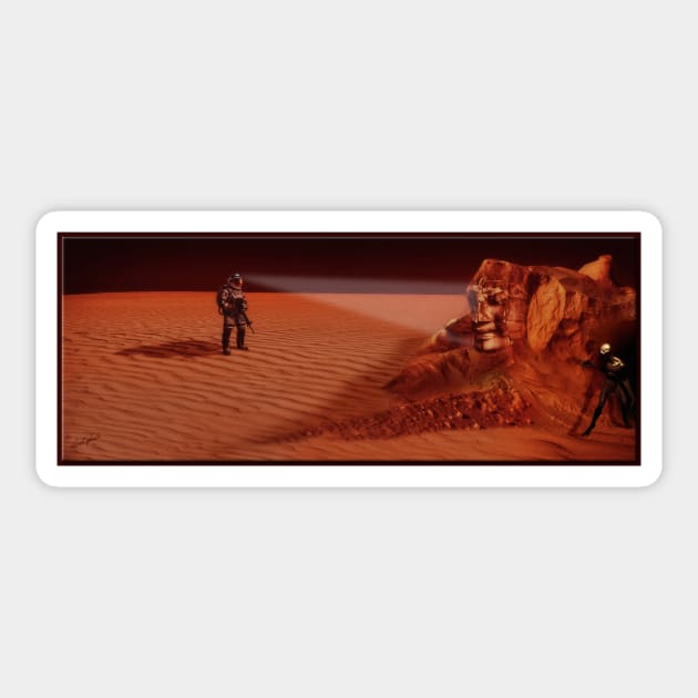 The Planet Mars - Mars - Sticker | TeePublic