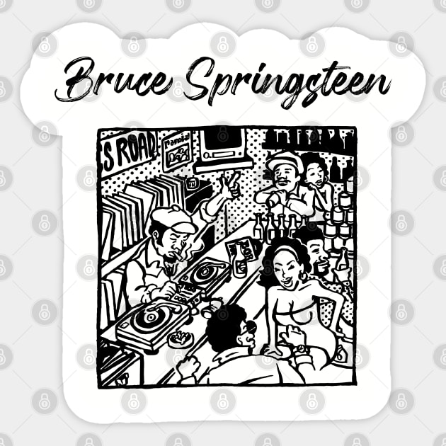 bruce vinyl store - Bruce Springsteen - Sticker | TeePublic