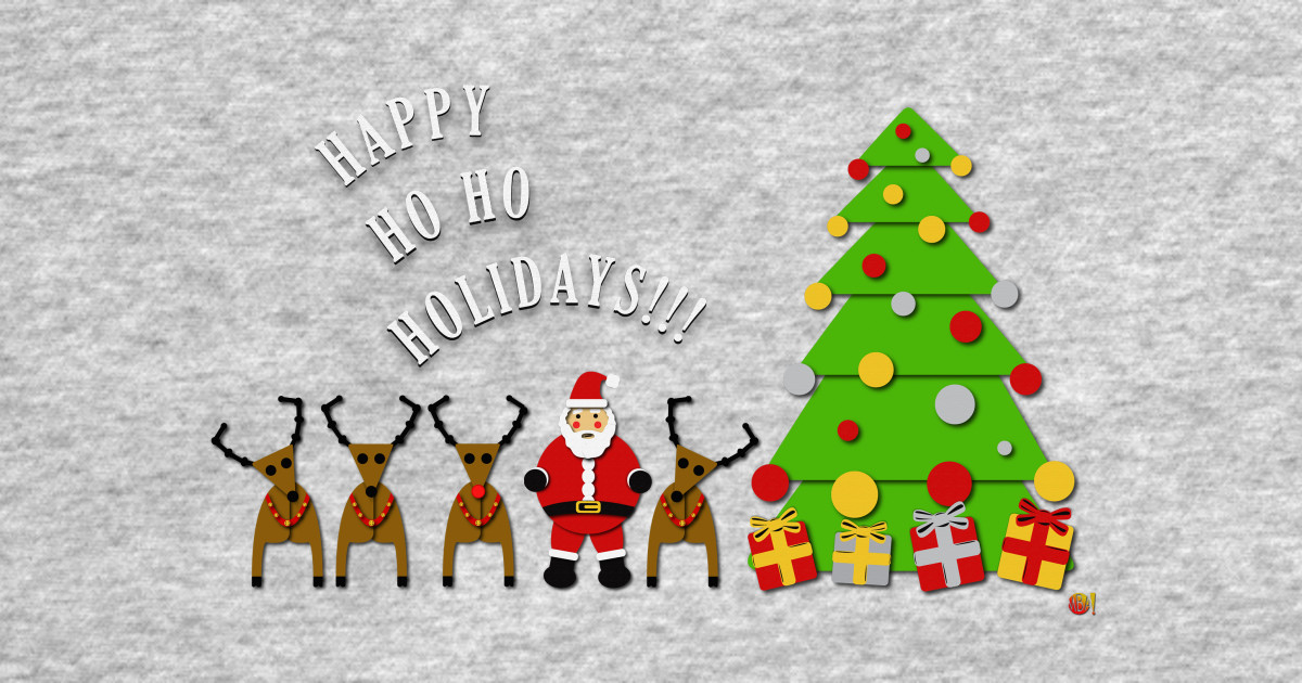 Happy Ho Ho Holidays!!! - Charlie Brown - Crewneck Sweatshirt | TeePublic