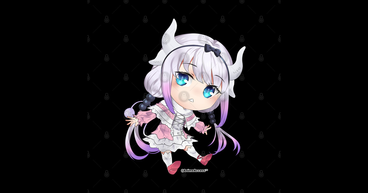 Miss Kobayashi Dragon Maid - Kanna Kamui - Kanna Kamui - Sticker ...