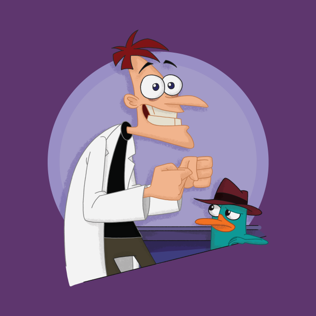 Doof and Perry - Perry The Platypus - T-Shirt | TeePublic