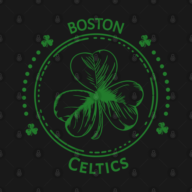 Boston Celtics Clover - Boston Celtics - Kids T-Shirt | TeePublic