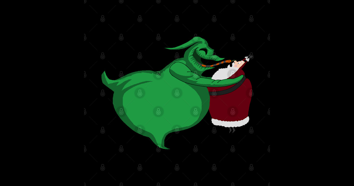 the nightmare before christmas oogie boogie and santa - The Nightmare ...