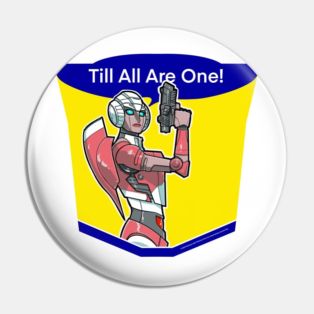 Arcee the Riveter? - Transformers - Pin | TeePublic
