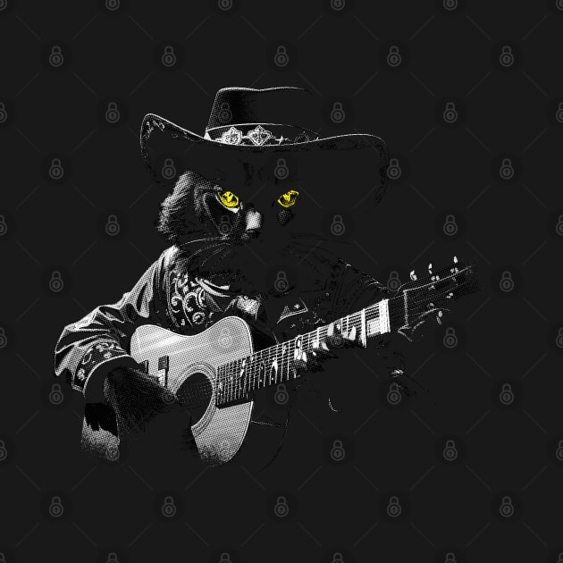 Strum, Meow, Repeat! - Musical Cat - T-Shirt | TeePublic