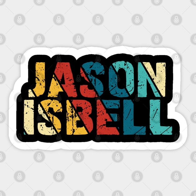 Color Vintage - Jason Isbell - Jason Isbell - Sticker | TeePublic