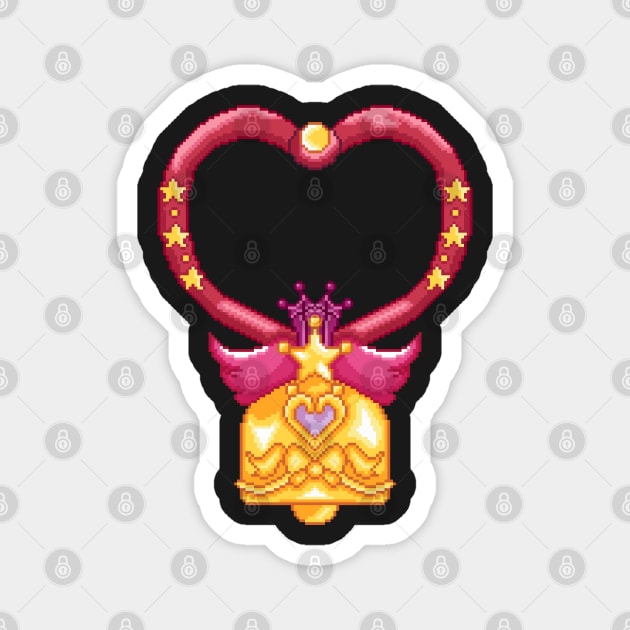Crystal Twinkle Bell Pixel Art - Anime - Magnet | TeePublic