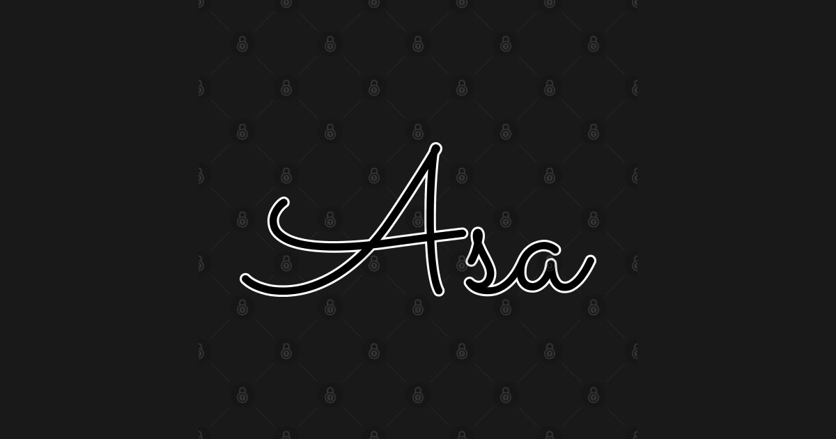 Writing Asa Name Label - Writing Asa Name Label - T-Shirt | TeePublic