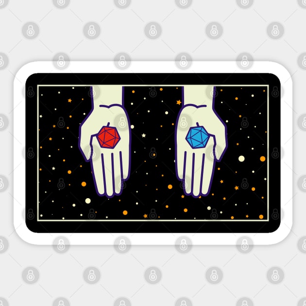 Red Pill and Blue Pill D20 Dice Tabletop RPG - Dungeons And Dragons ...