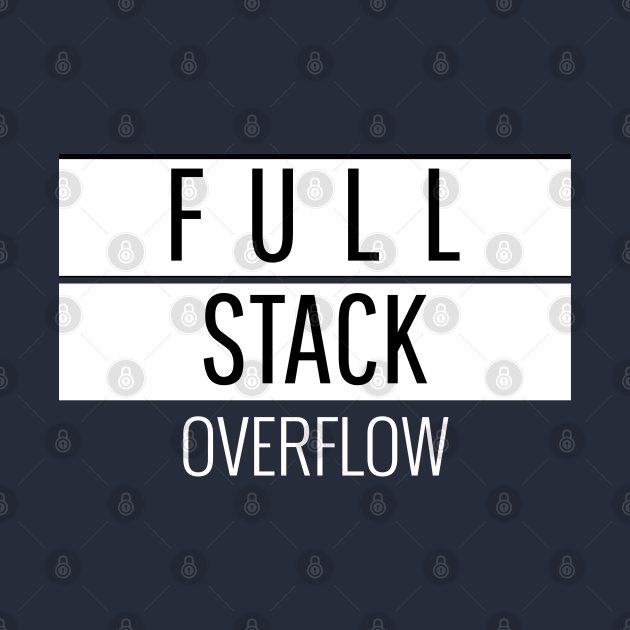 Full Stack Overflow Developer Mug Teepublic 5609