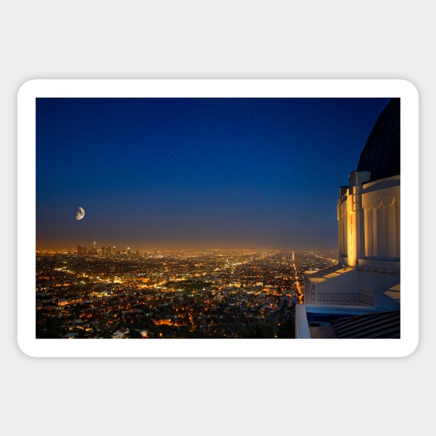 Griffith Observatory - Griffith - Sticker | TeePublic