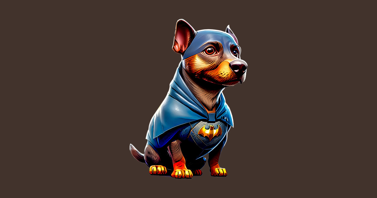 The Bat-Hound: Dachshund in Bold Vigilante Costume Tee - Dachshund - T ...