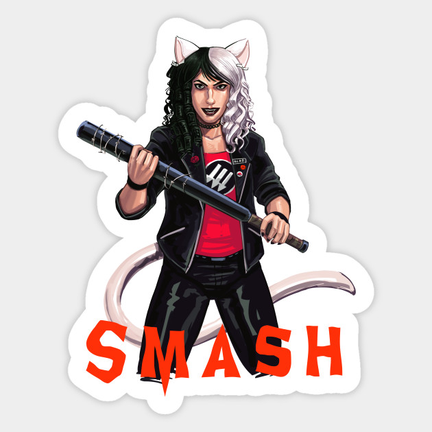 Tabby Smash - Contrapoints - Sticker | TeePublic