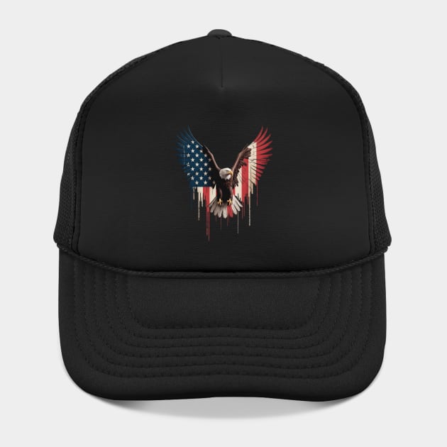 American Flag Bald Eagle Patriotic Eagle 4th of July USA - American Flag Bald Eagle Patriotic ...