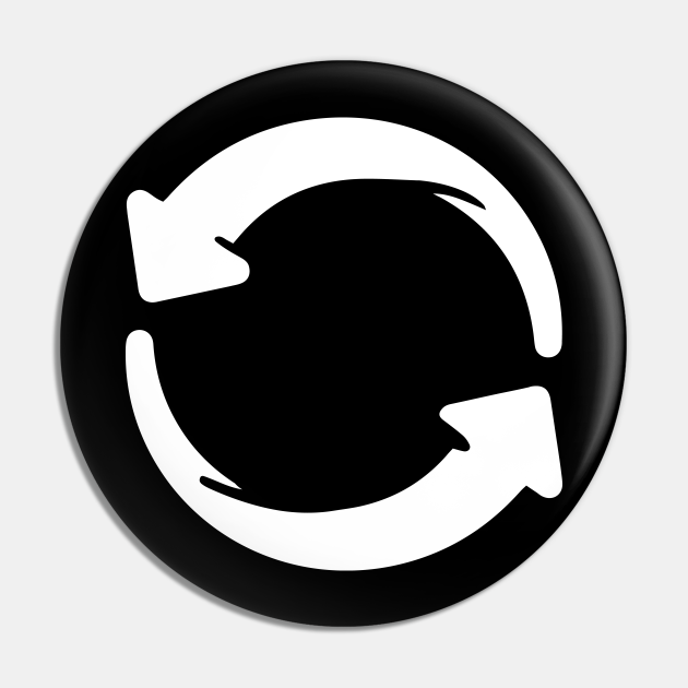 Repeat Symbol - Repeat - Pin | TeePublic