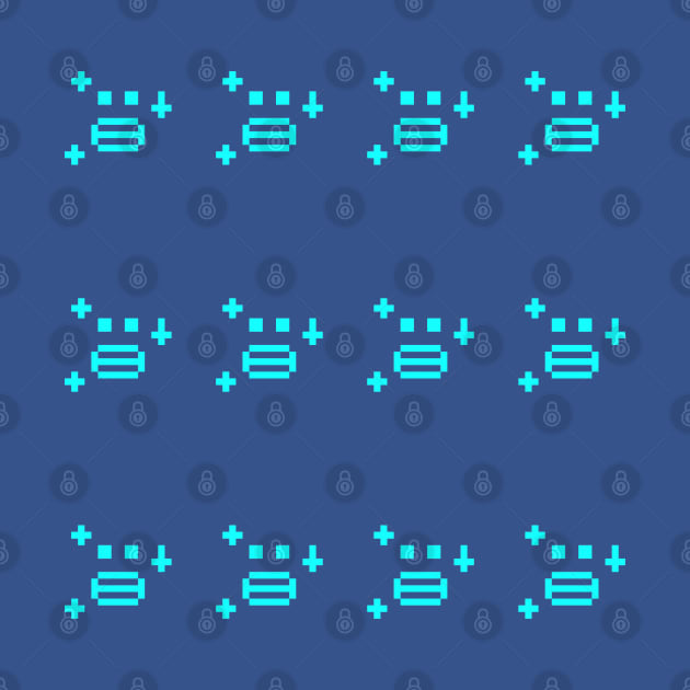 Pixel Art: COLD Emoji Bitmap - Pixel Art - T-Shirt | TeePublic