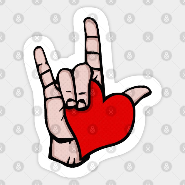 I Love You in American Sign Language #1 / Heart Design - American Sign ...