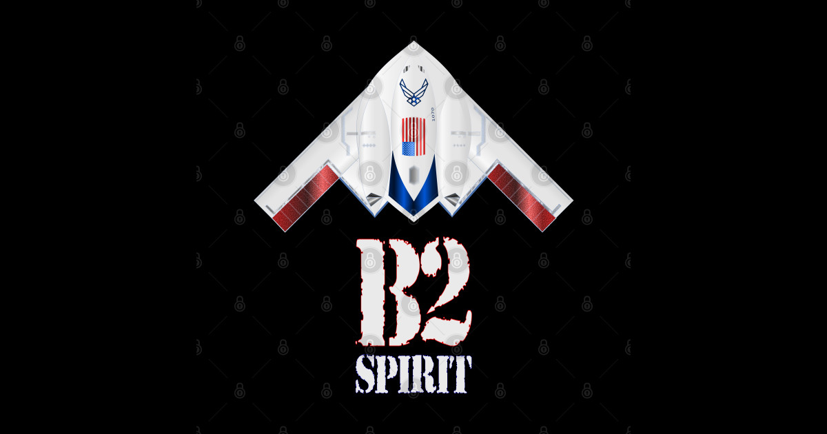 USAF B2 Spirit Bomber - Aviation Enthusiast - Sticker | TeePublic