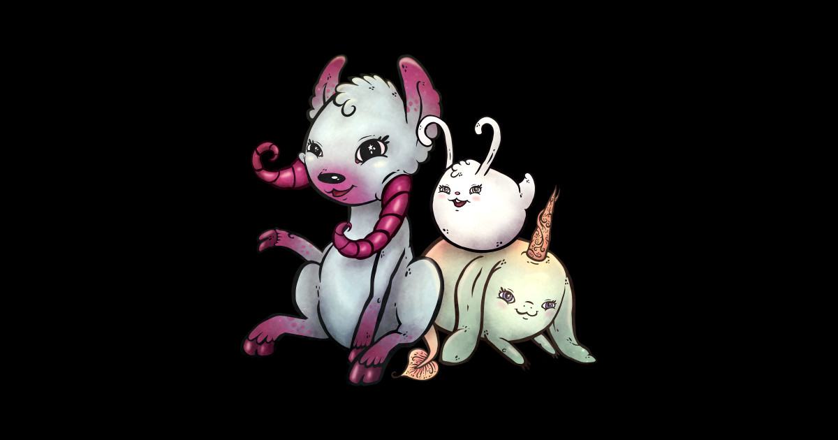 Three cute critters - Critters - Posters and Art Prints | TeePublic