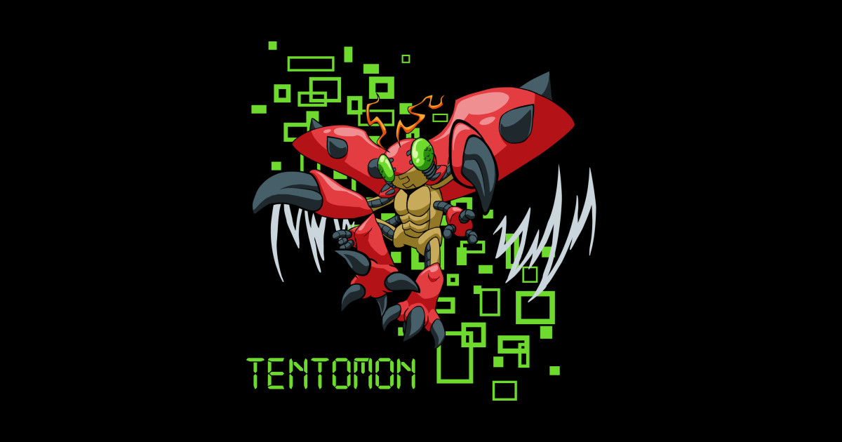 Tentomon - Digimon Adventure 02 - Sticker | TeePublic