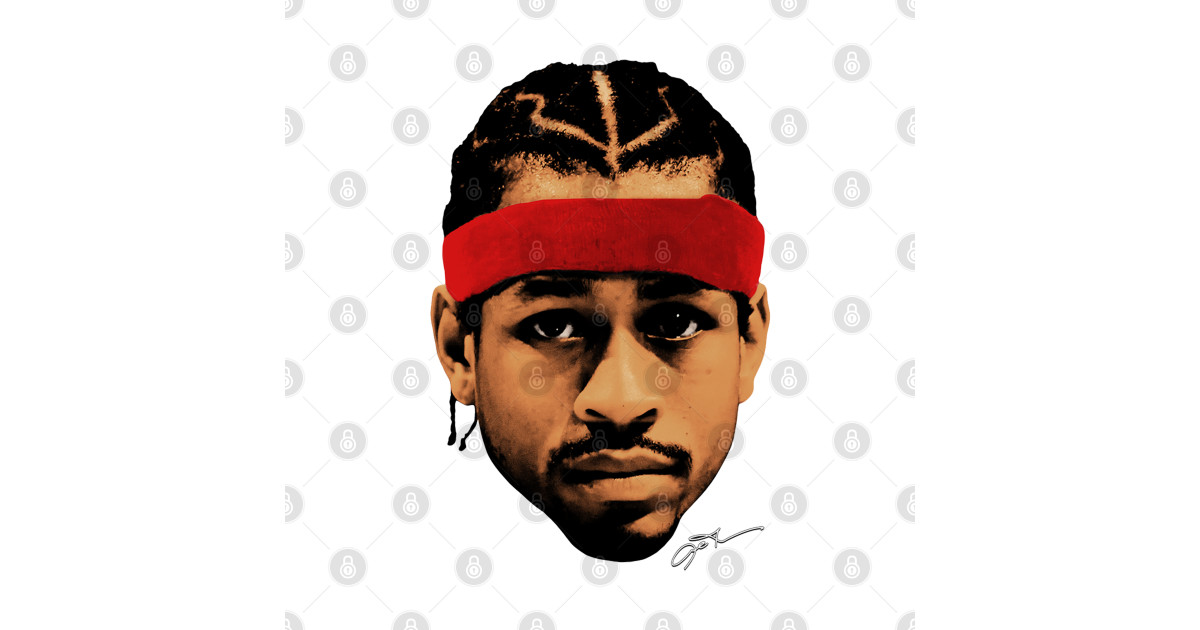 Allen Iverson Big Face - Allen Iverson - T-Shirt | TeePublic