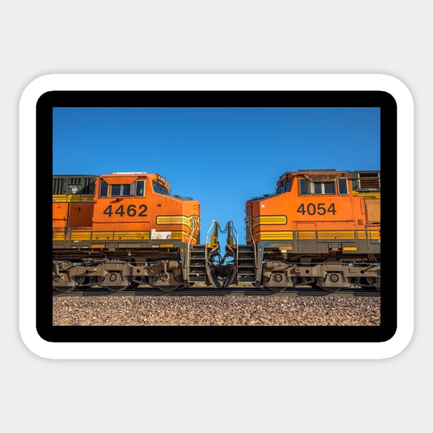 BNSF - Burlington Northern Santa Fe - Sticker | TeePublic