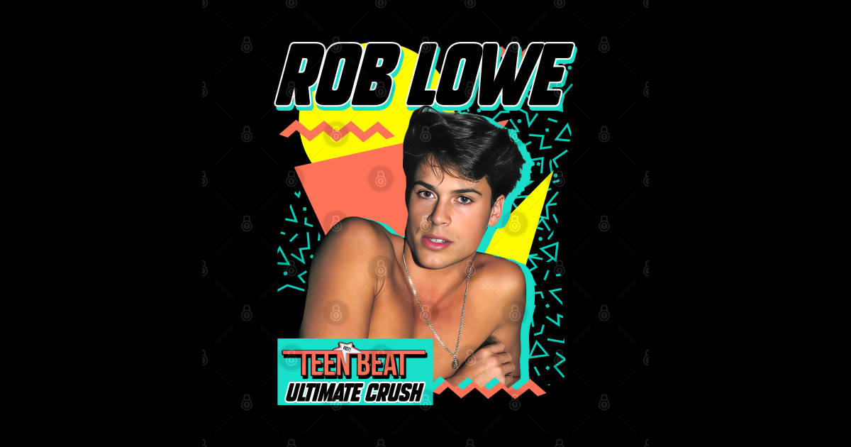 TEEN BEAT Ultimate Crush - Rob Lowe - Rob Lowe - Sticker | TeePublic