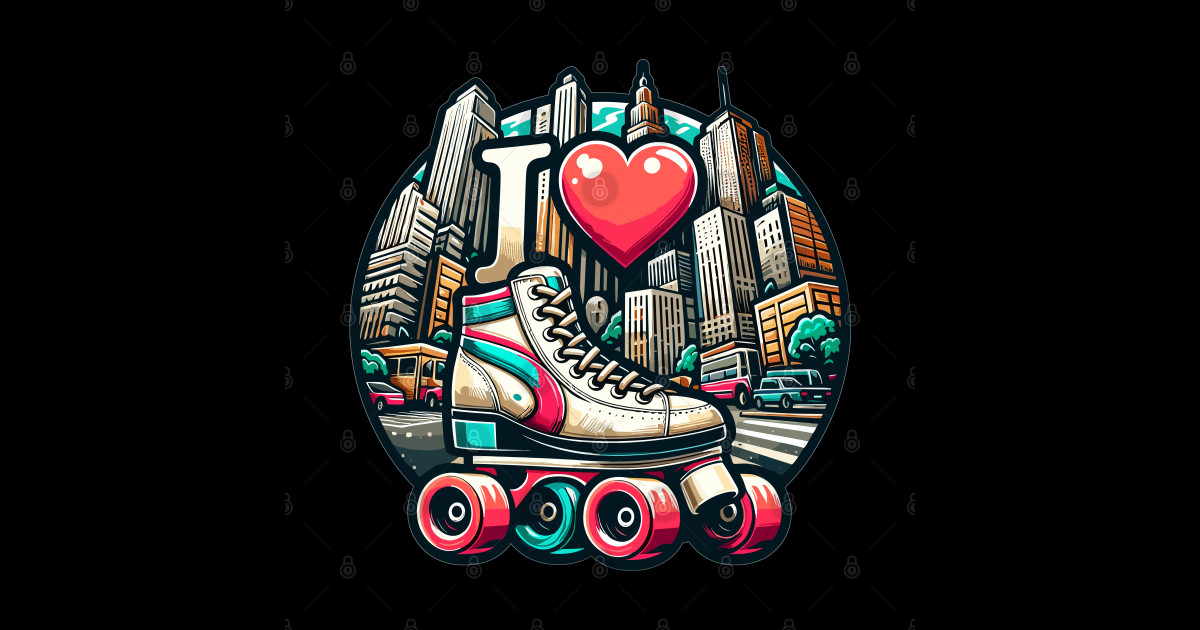 Roller Skating - Roller Skating - Sticker | TeePublic