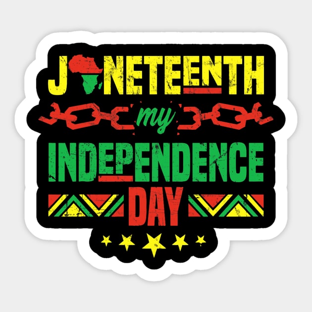 Juneteenth June 19th - Juneteenth June 19th - Sticker | TeePublic