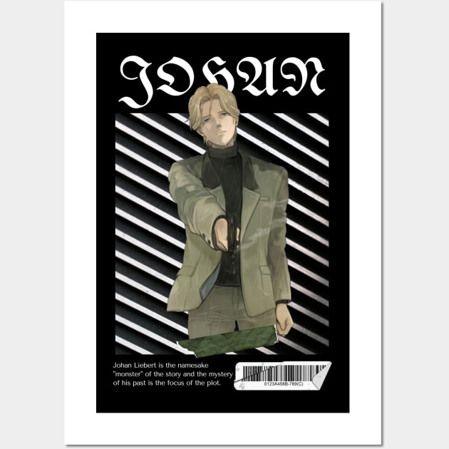 Johan Liebert Monster Anime - Johan Liebert - Posters and Art Prints ...